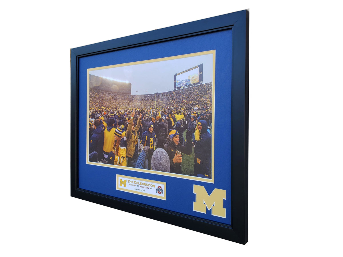 Michigan Wolverines beat Ohio State 2021 Custom Framed Picture ...