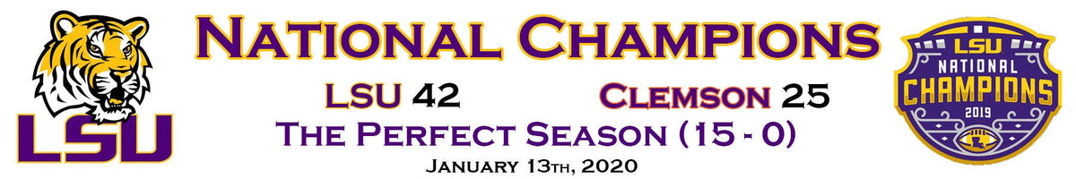 Louisiana State University 2019 National Champions News Paper Cover Cu ...