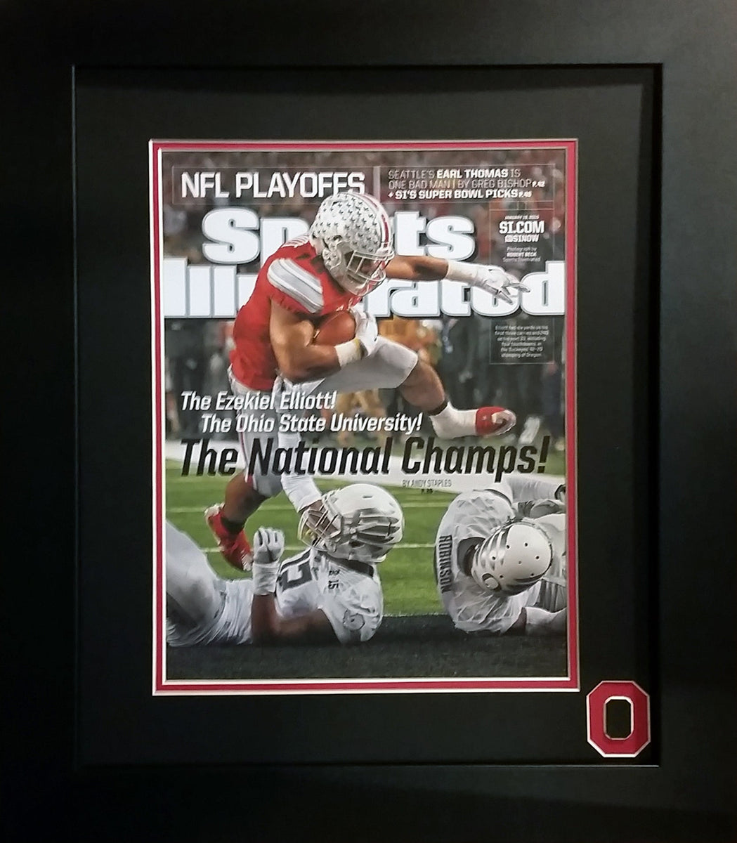 Ohio State Buckeyes National Champions SI Cover Custom Framed Picture ...